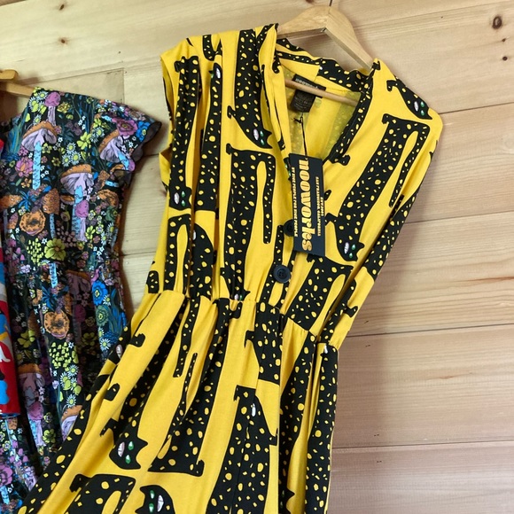 Nooworks | Pants & Jumpsuits | Nooworks Aelfie Cat Yellow Magic Suit ...